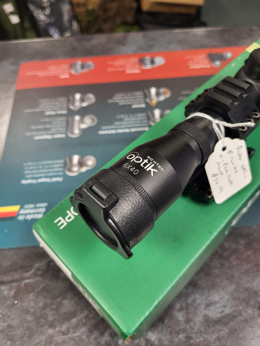 Richter Optics 16x 40 scope + mount – Bat 21 Militaria and Surplus