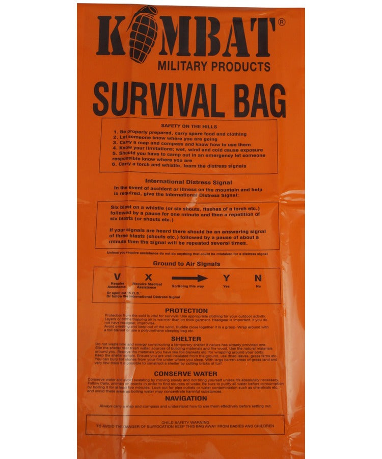 Emergency Survival bag – Bat 21 Militaria and Surplus