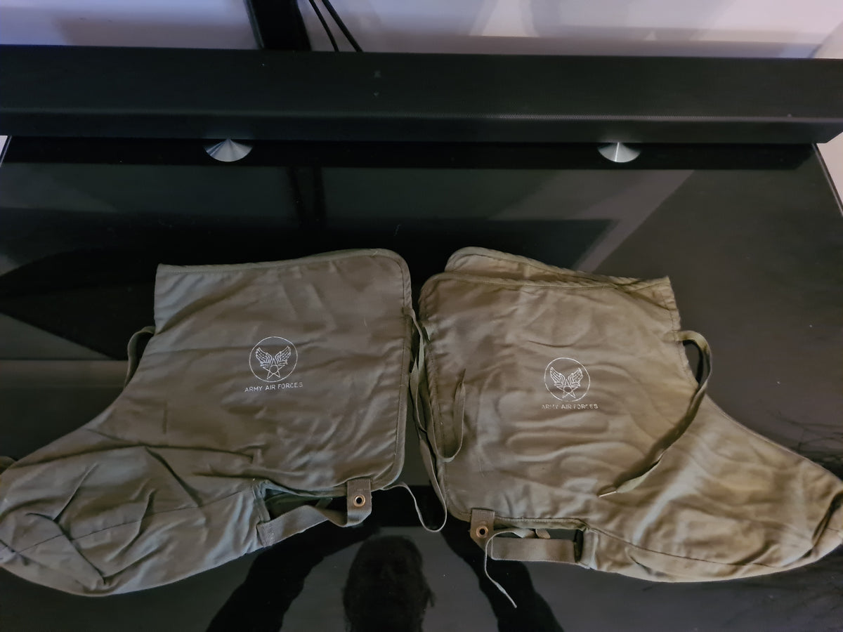 WW11 USAAF un-issued heated flying boot liners – Bat 21 Militaria and ...