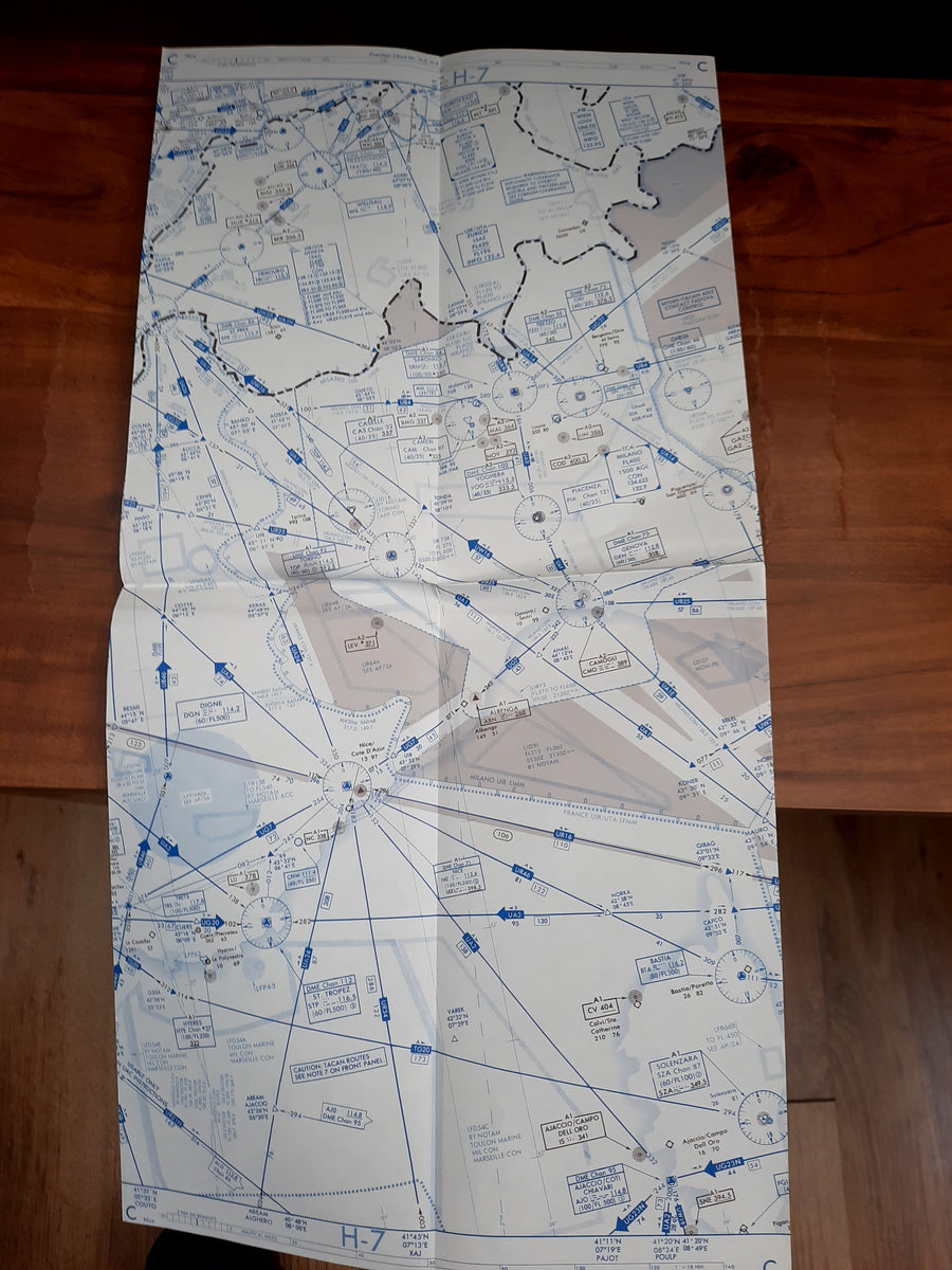 Flight maps High Altitude,Europe,North Africa and Middle East – Bat 21 ...