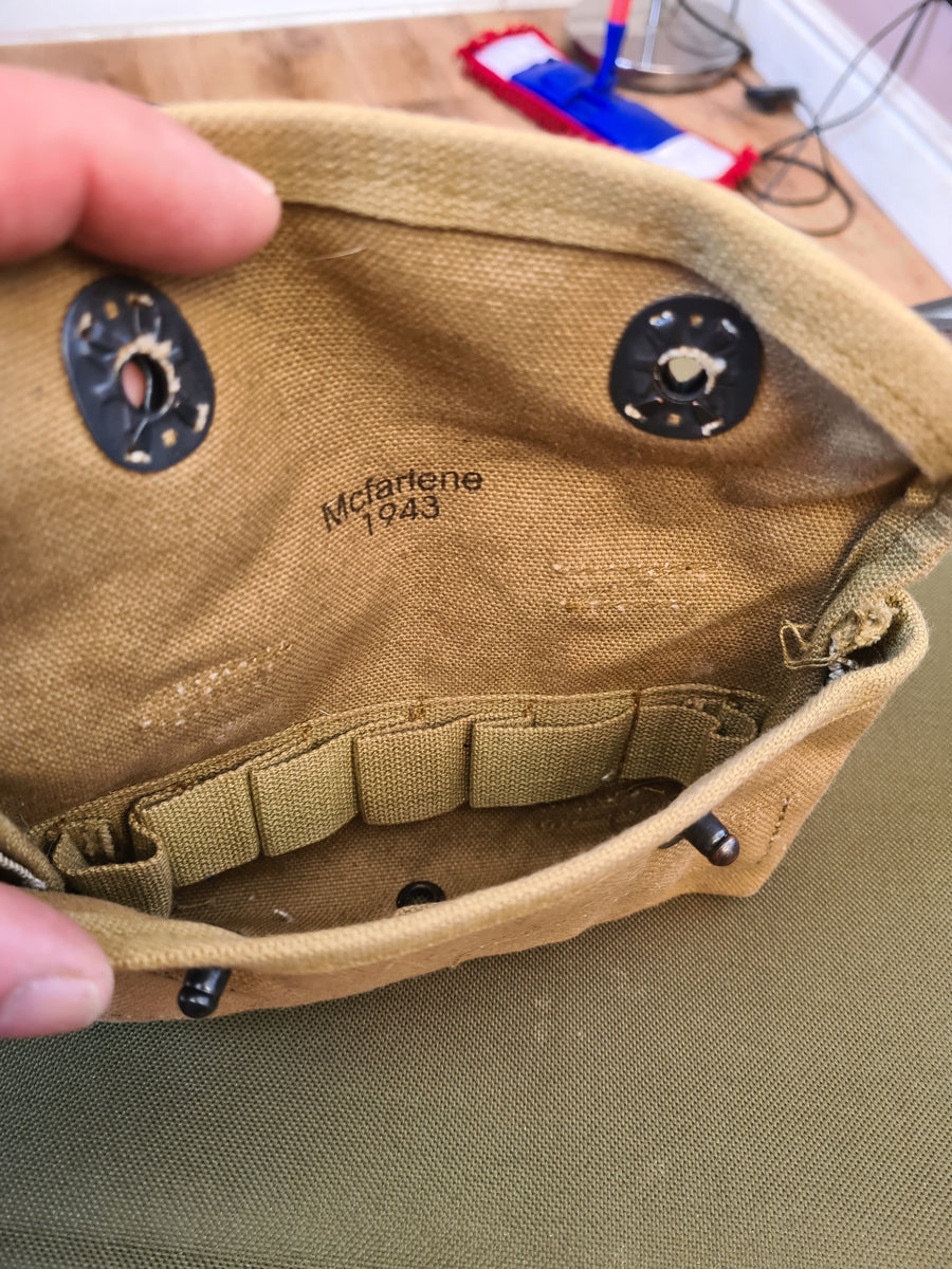 WW11 US shogun cartrigde pouch reproduction – Bat 21 Militaria and Surplus