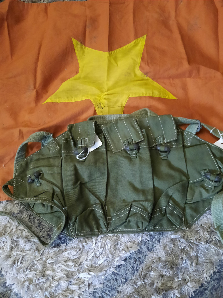 Vietnam War era NVA flag and NVA AK-47 mag chest rig – Bat 21 Militaria ...