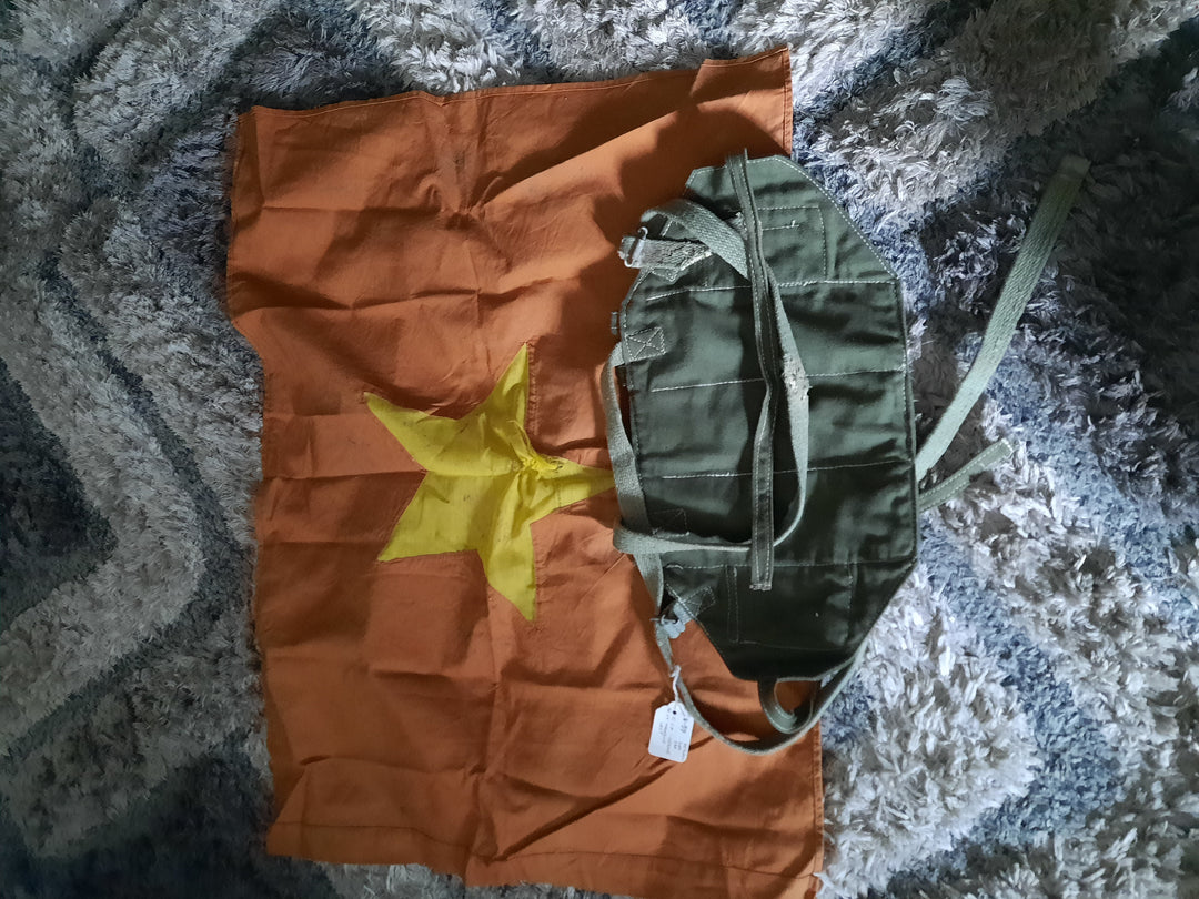 Vietnam War era NVA flag and NVA AK-47 mag chest rig – Bat 21 Militaria ...