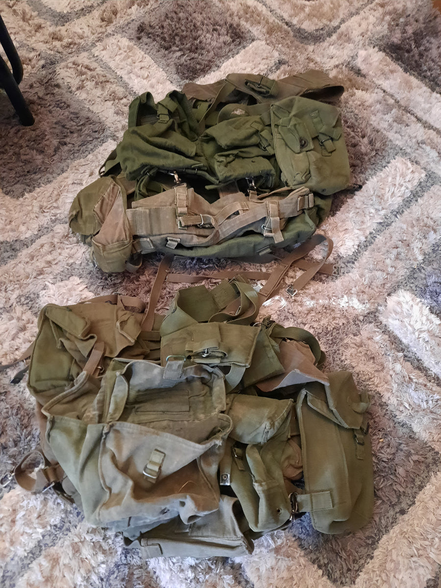 British Army 58 pattern webbing full set – Bat 21 Militaria and Surplus