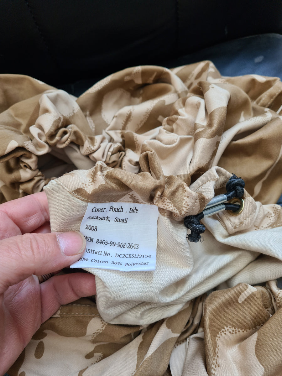 British Army Desert DPM rucksack covers – Bat 21 Militaria and Surplus