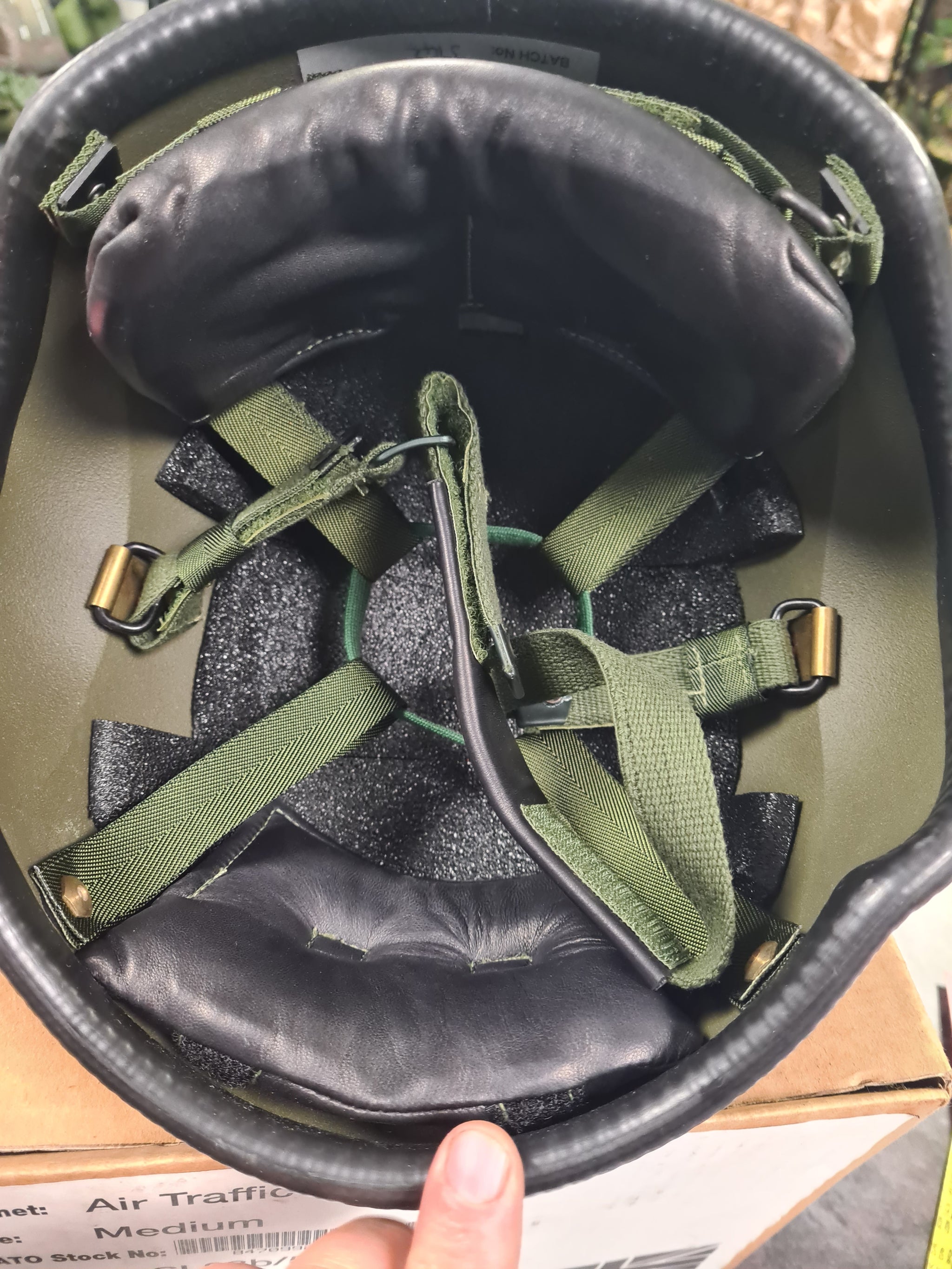 NOS British Air Traffic Control helmet – Bat 21 Militaria and Surplus