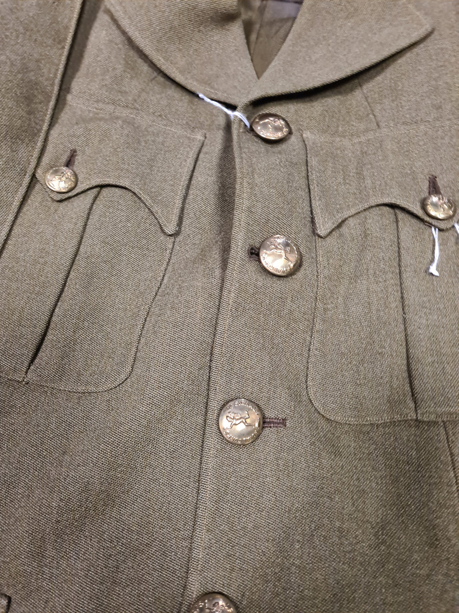 British Early WW11 4 pocket tunic Officers – Bat 21 Militaria and Surplus