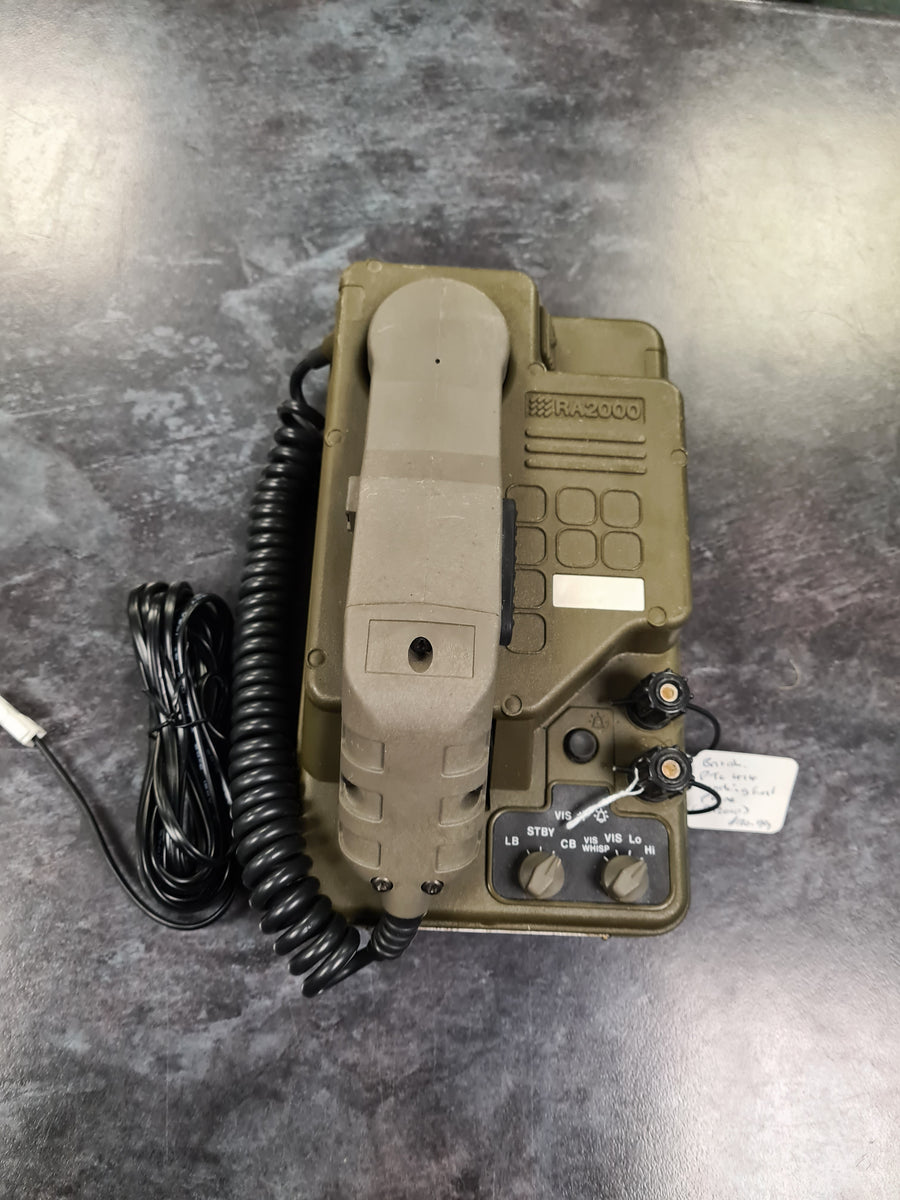 British ARMY PTC 414 (RA 2000) field phone – Bat 21 Militaria and Surplus