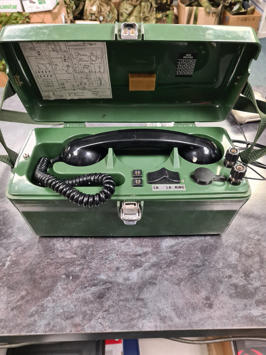 British Army PTC 405 Field phone – Bat 21 Militaria and Surplus