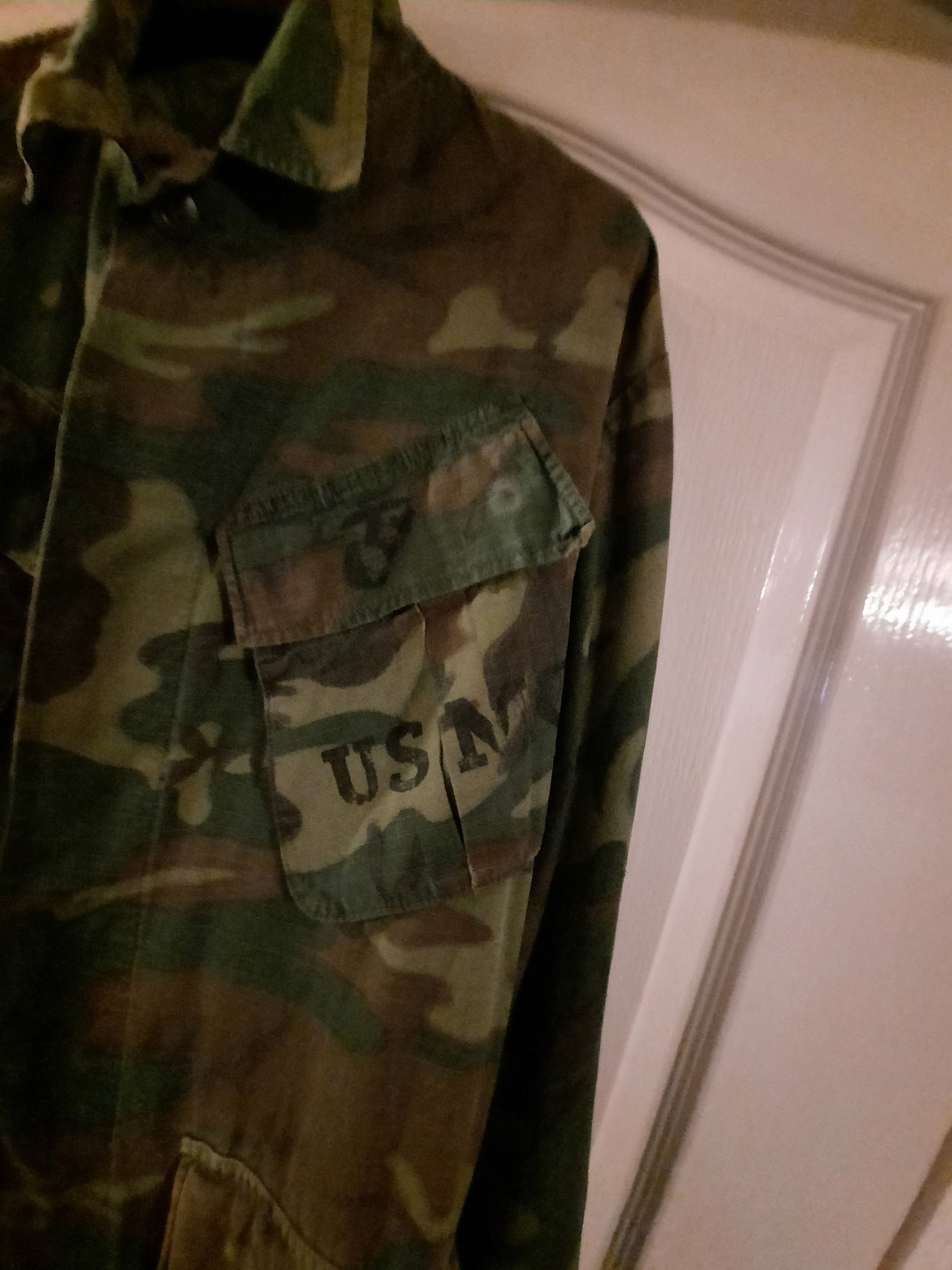 Vietnam war USMC ERDL ripstop jacket brown dominant(highland ) named ...